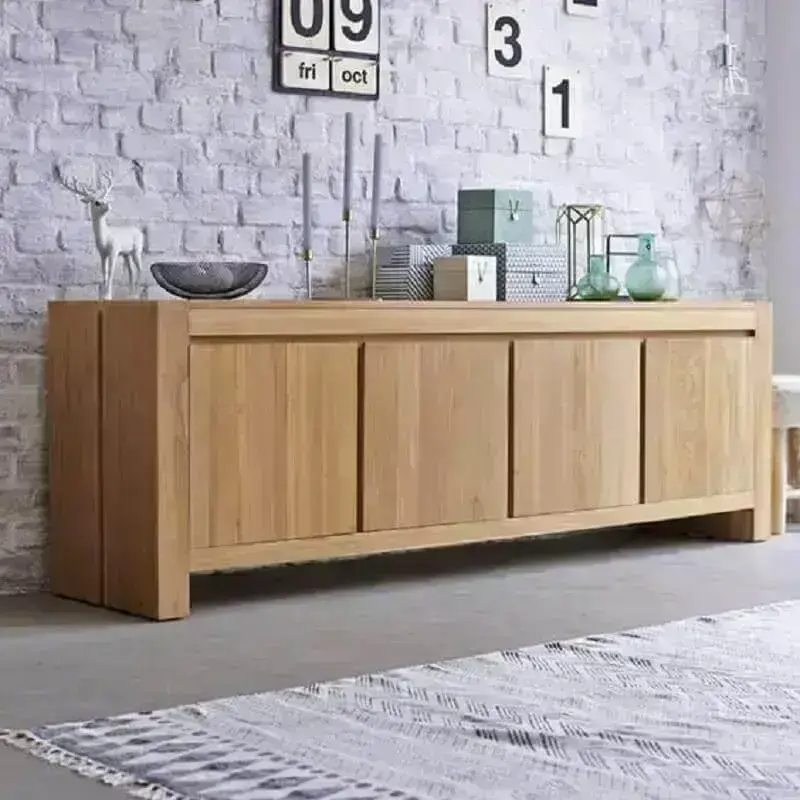 Buffet de Madeira: +57 Modelos Lindos para sua Decoração - Viva decora