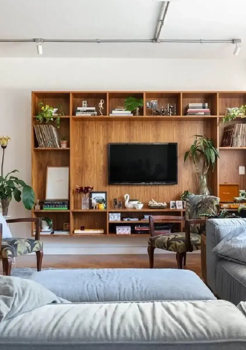 Como Usar a Estante de Madeira na Decoração - Viva decora