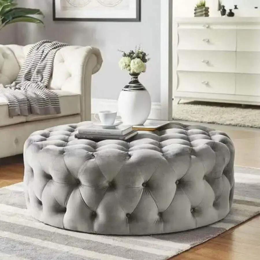 Puff Capitonê: Saiba como Usar +45 Modelos Lindos - Viva decora