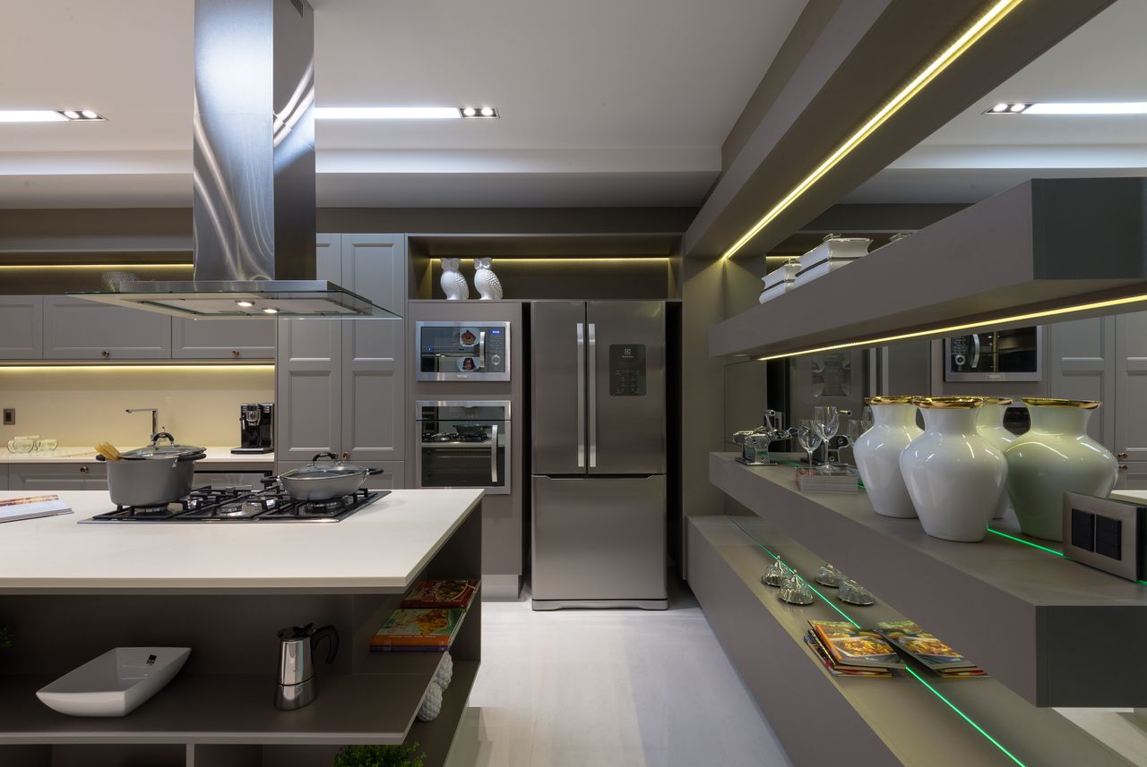 Sanca Com LED: +52 Ideias Para Iluminar Sua Casa - Viva decora