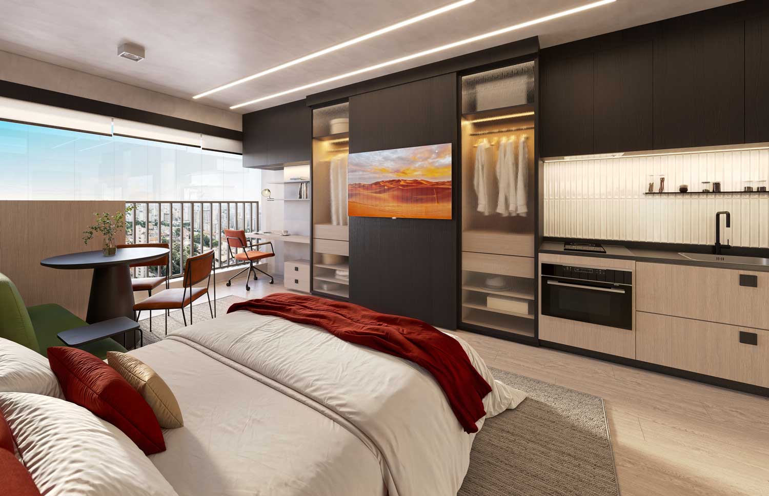 O projeto é assinado pelo escritório de arquitetura LE Arquiteto